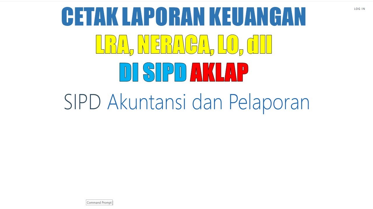 CETAK LAPORAN KEUANGAN LRA, LO, NERACA dll DI SIPD AKUNTANSI DAN ...