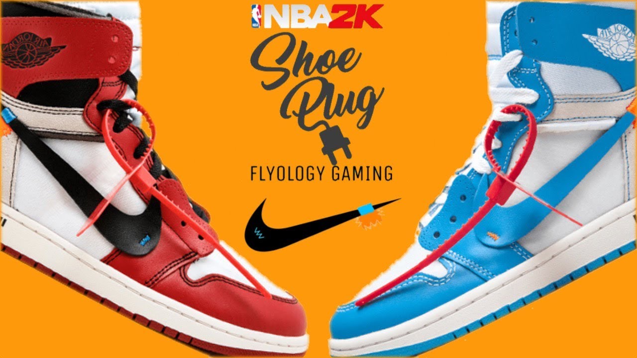 🐐 NBA 2K20 JORDAN 1 OFF WHITE Chicago & UNC shoe creator 👑 - YouTube