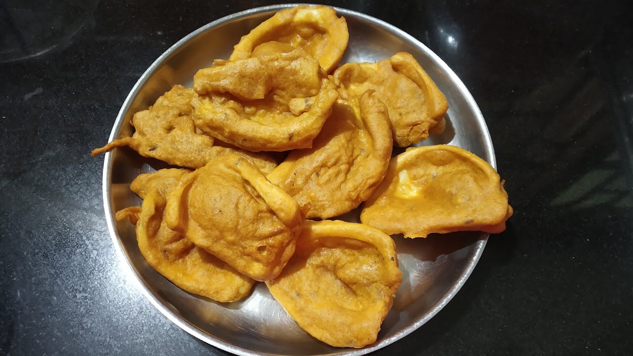 Ghare bajo | Raw Jackfruit fritters recipe - YouTube
