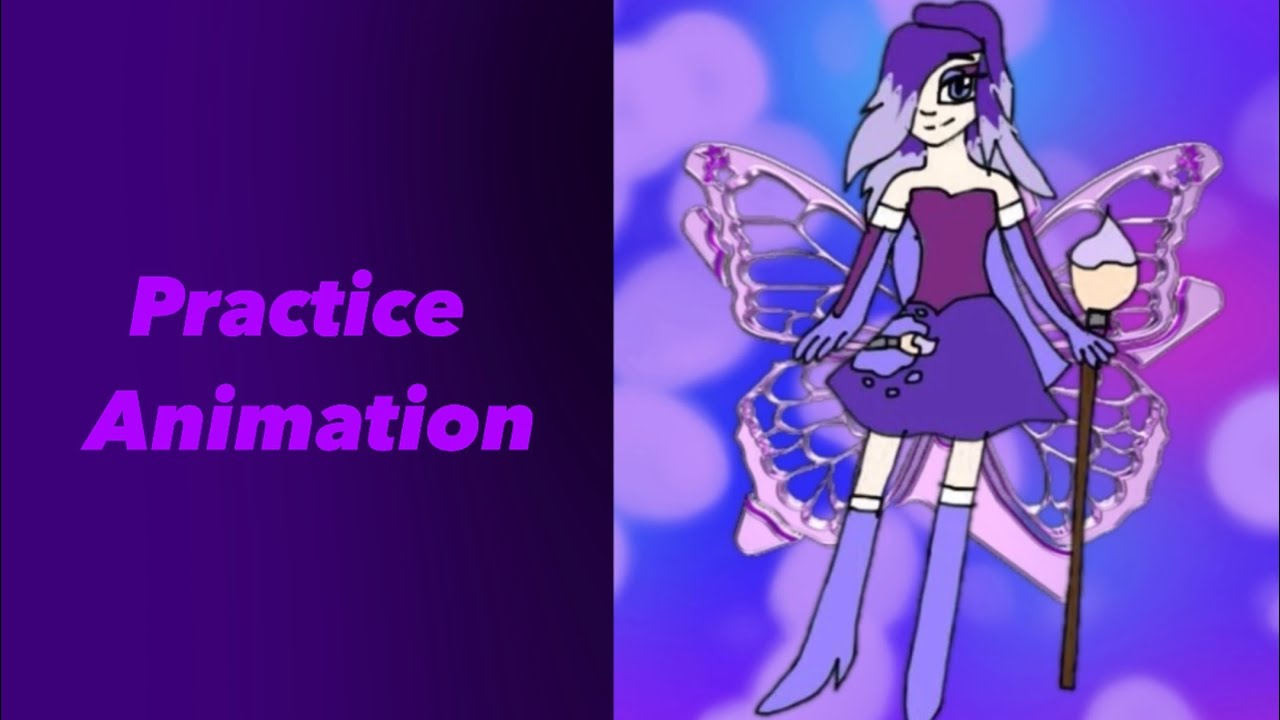 Animation practice - magical girl transformation - If my OC was a hero ...