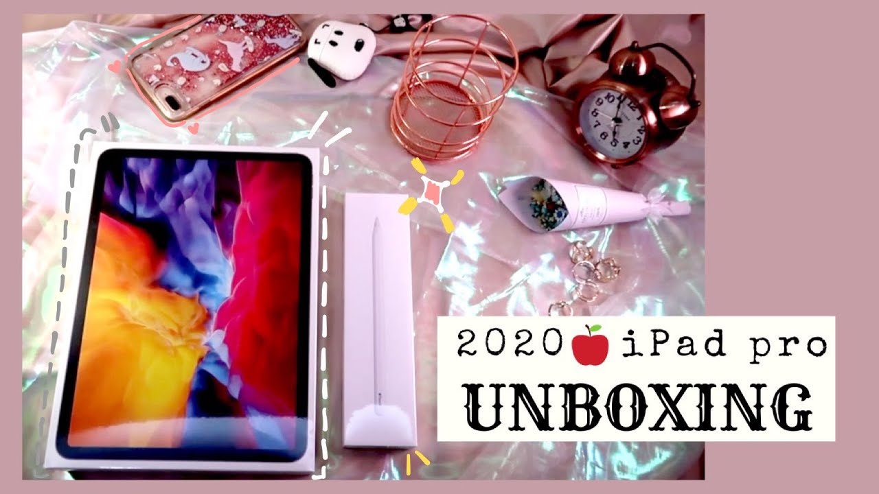 iPad Pro 2020 11' unboxing trailer🍎iPad Pro 2020/Apple pencil 2 開箱預告 ...