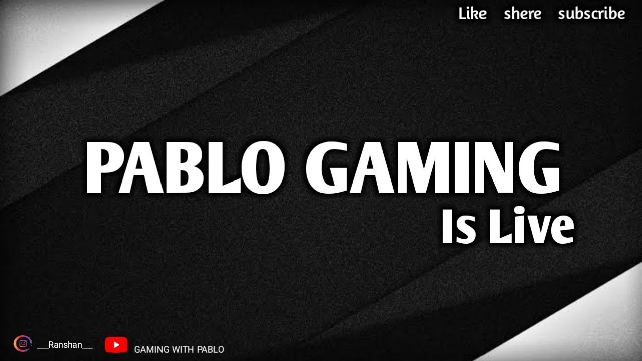 PABLO GAMING LIVE STREAMING കേറി വാ മക്കളെ - YouTube