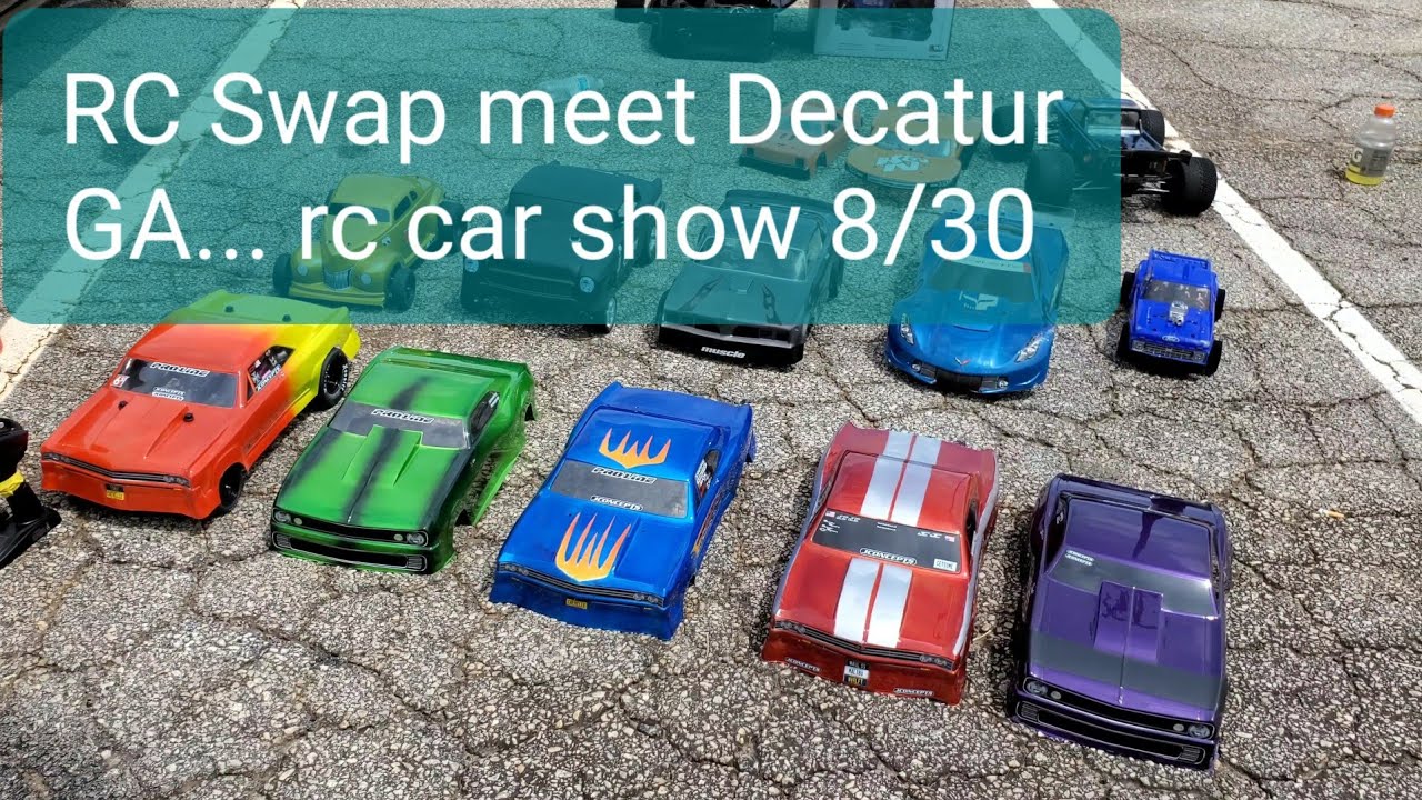 RC Swap Meet, RC Drag Racing, Hobby Meetup Decatur GA 8/23 - YouTube