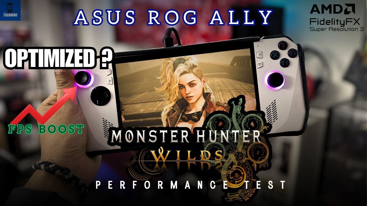 🔴 Monster Hunter Wilds | ASUS ROG Ally Performance Test | FPS Boost ...