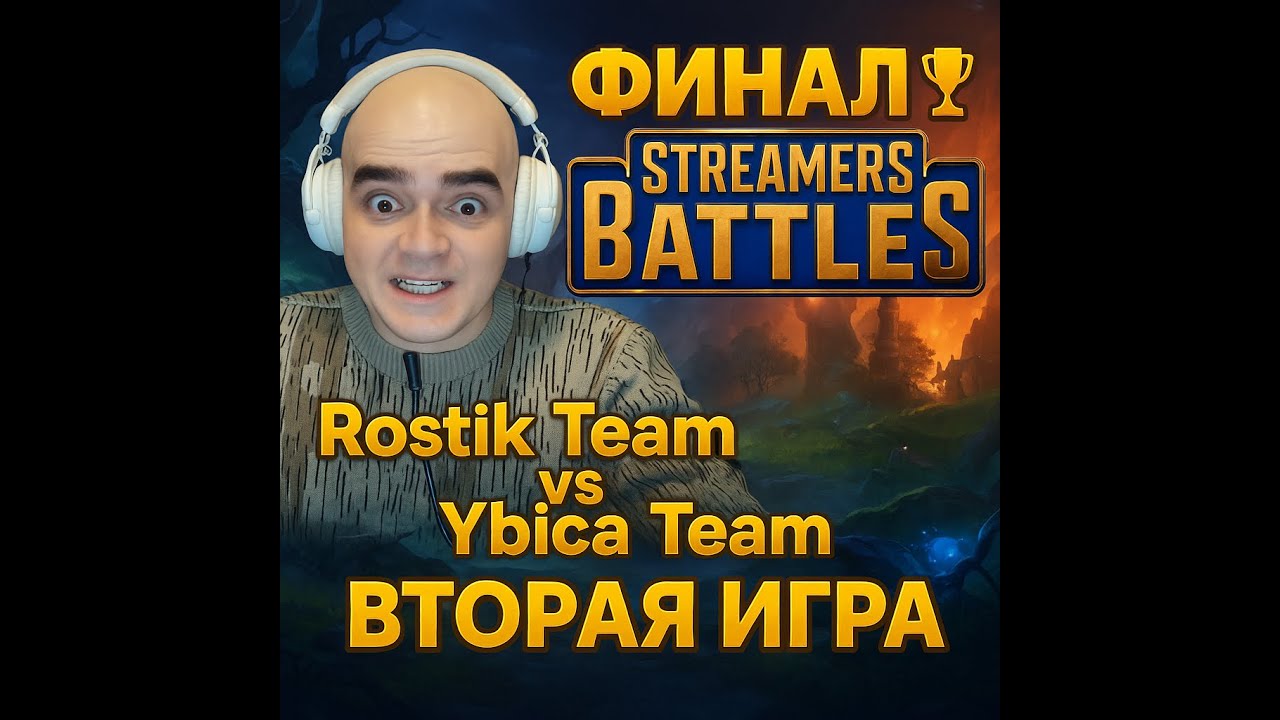ФИНАЛ🏆Streamers Battle🏆Rostik Team vs Ybica Team - ВТОРАЯ ИГРА - YouTube