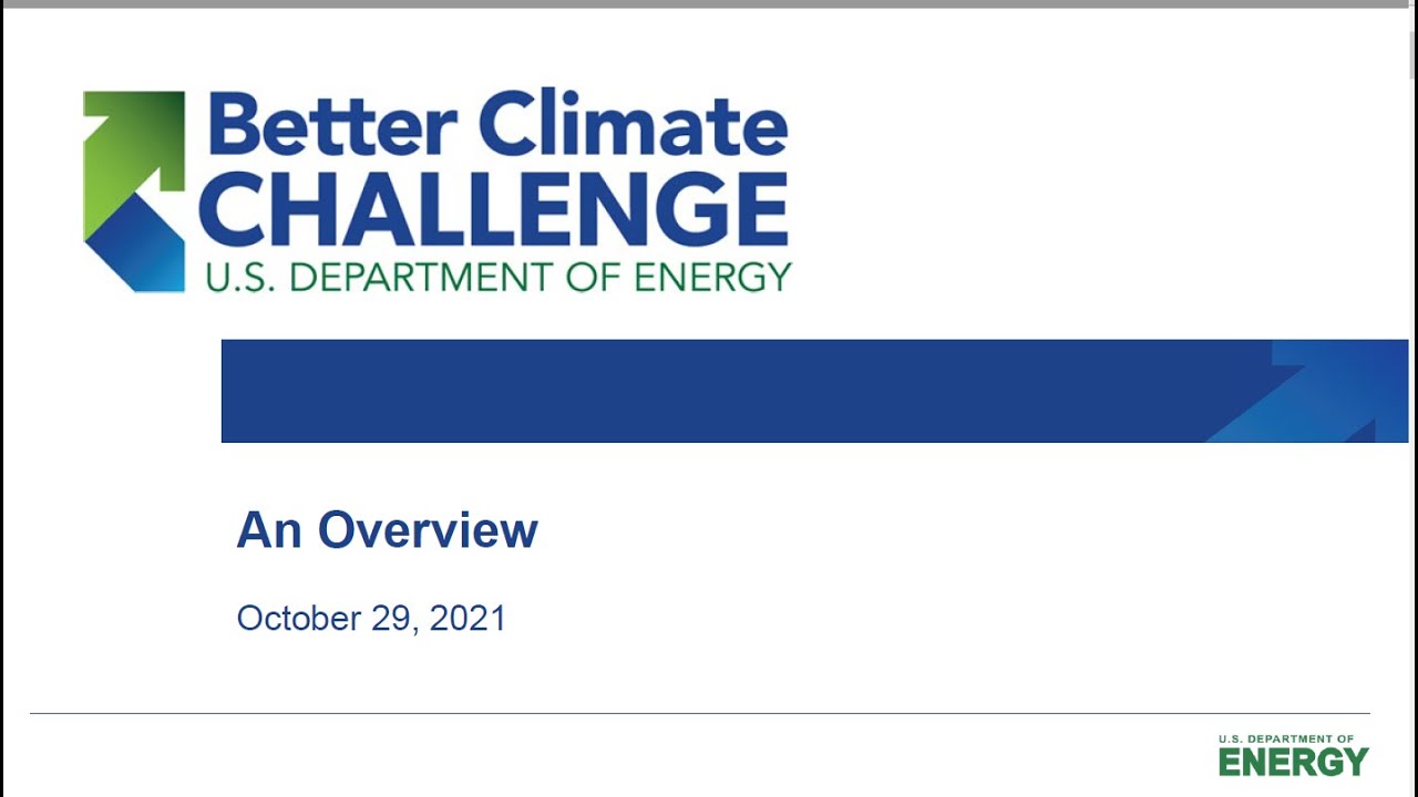 Better Climate Challenge - An Overview 10/29/21 - YouTube