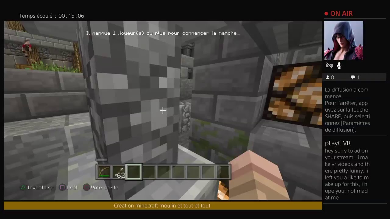 Creation minecraft moulin et tout et tout - YouTube