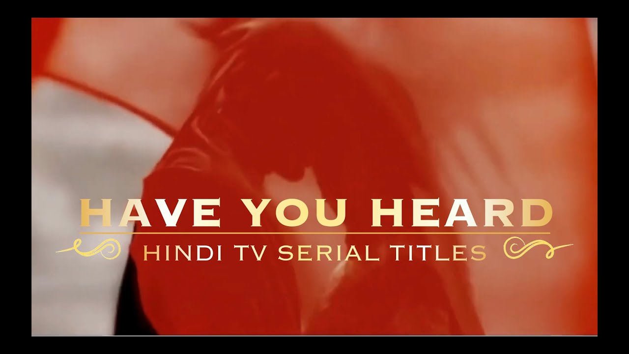 TV Serial Songs you ALMOST forgot - YouTube