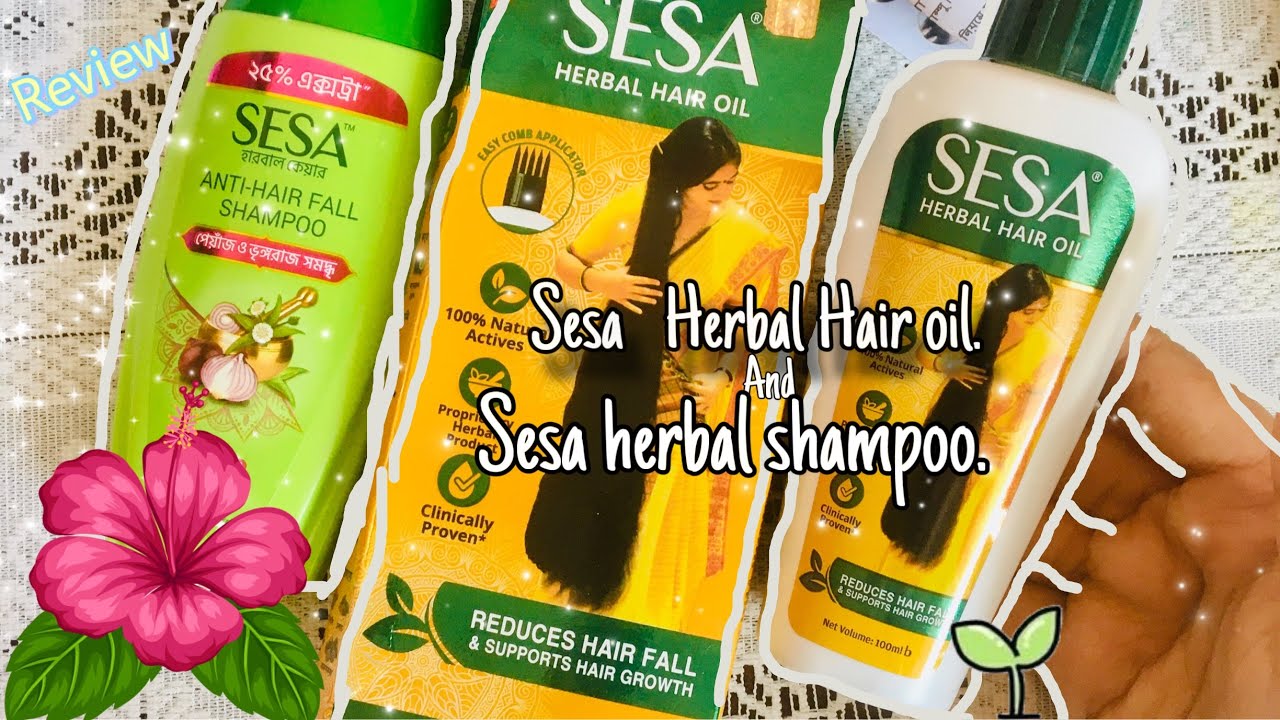 SASA Harbal Oil and SESA Anti-Hair Fall Shampoo Review + unboxing ...