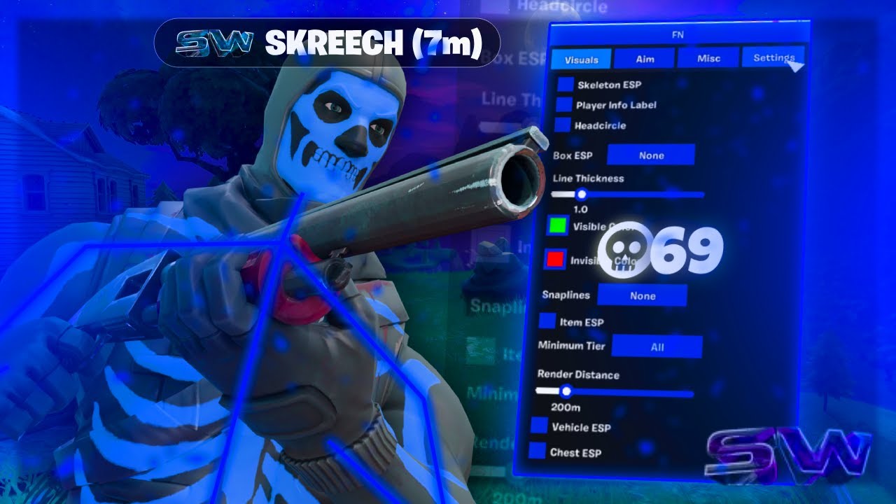 Cheating with BEST UNDETECTED SLIENT AIM ft.Skreech.gg - YouTube