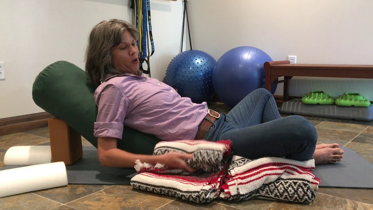 Reclined Cobbler Pose - YouTube