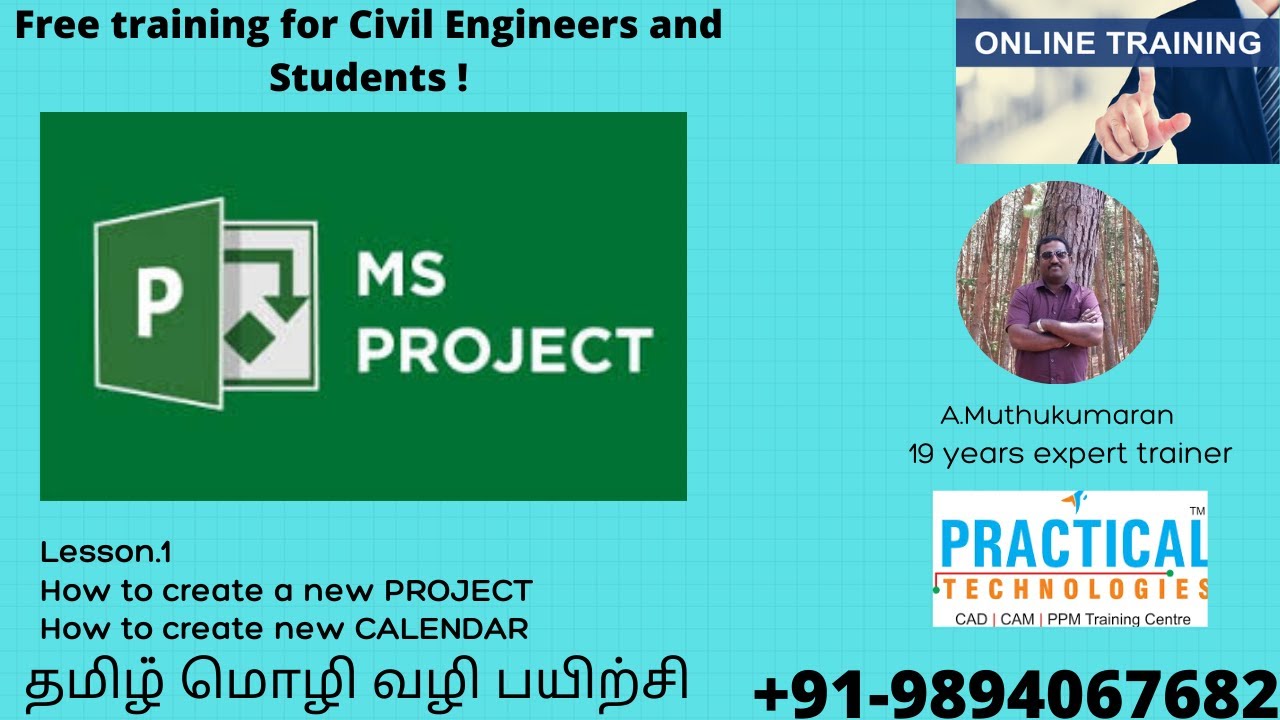 MSproject for Civil Engineers. Lesson1 |#MSproject |#Msproject free ...