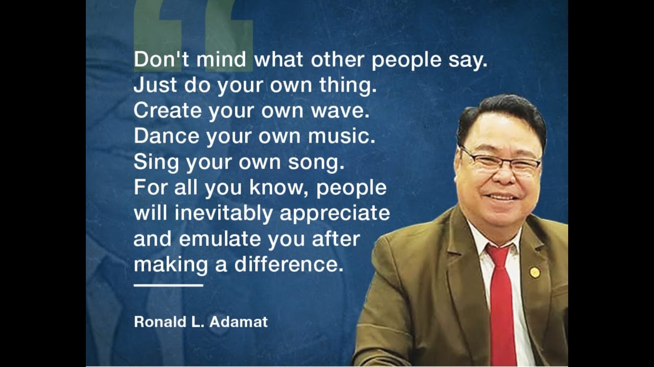"100 And More Inspiring Quotes to Live By" by: Ronald Adamat - YouTube