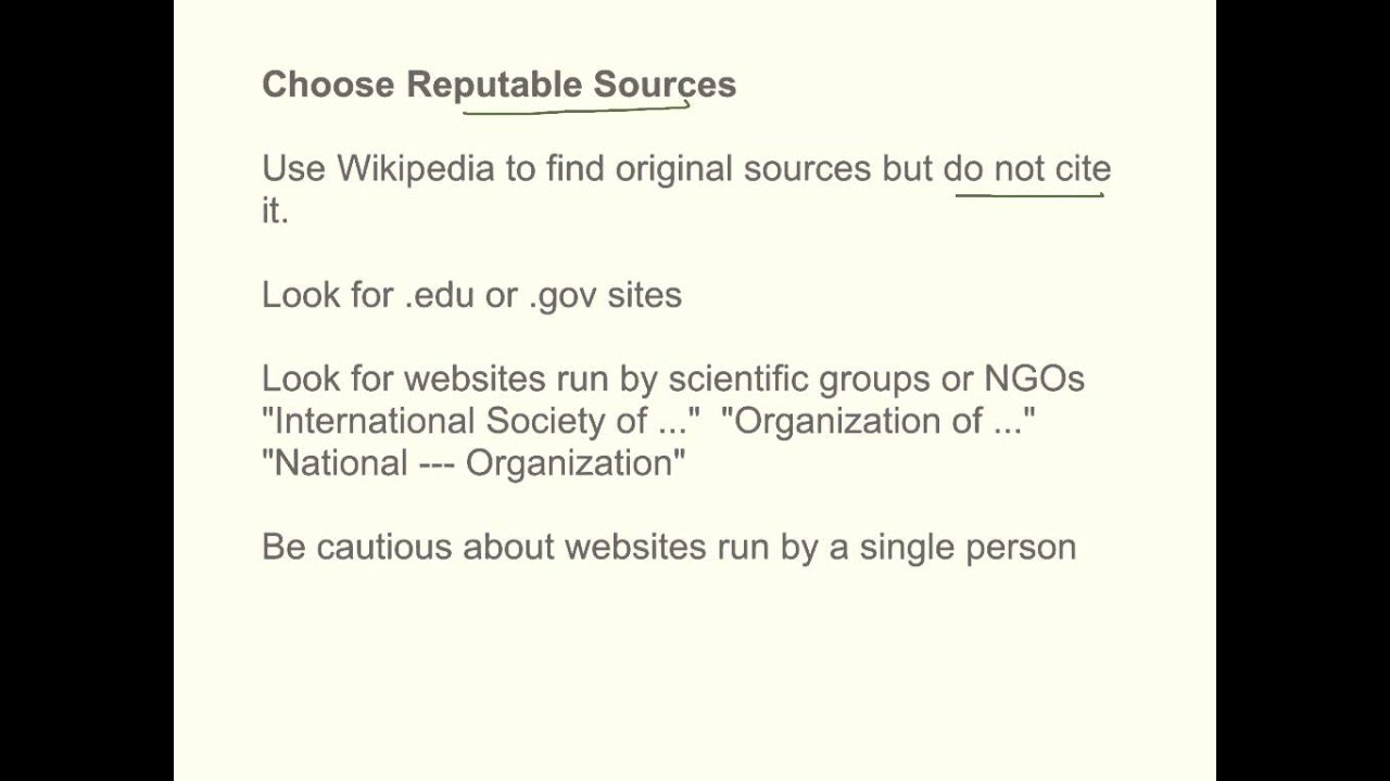 Writing Formal Science Reports - YouTube