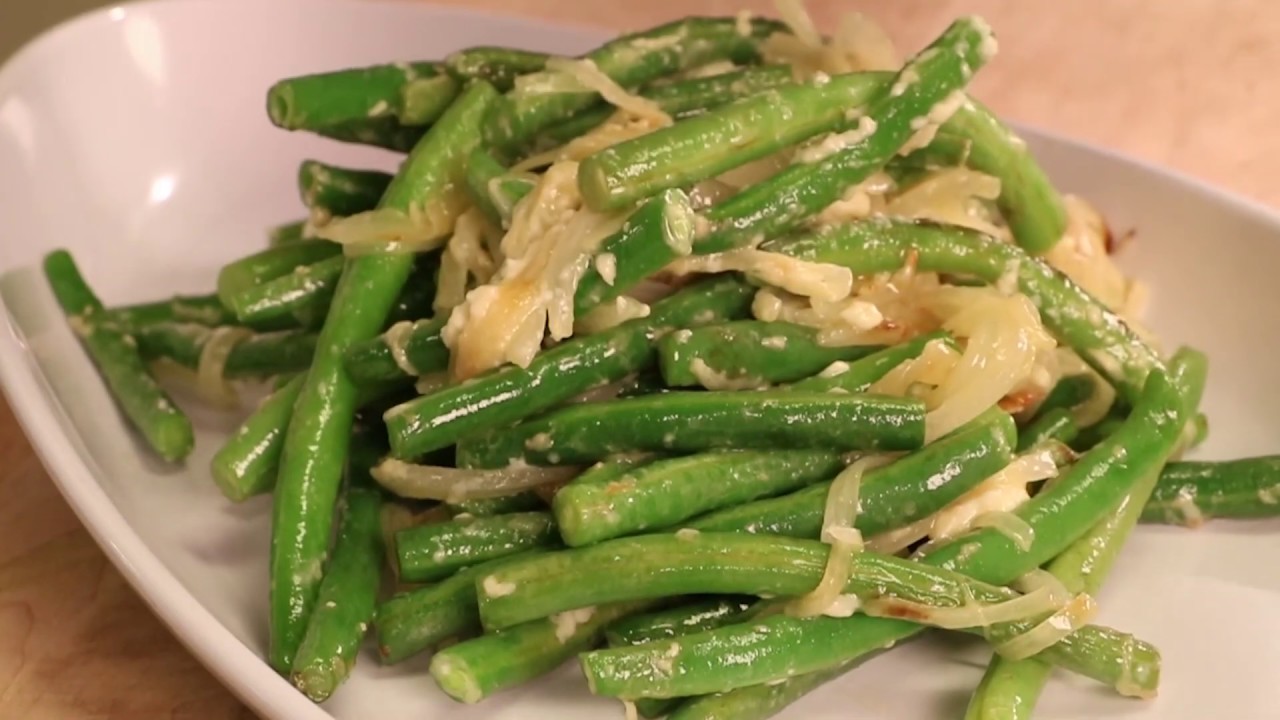 Sautéed Creamy Green Beans - YouTube