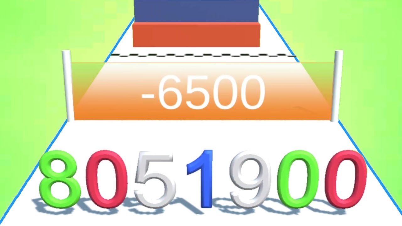 Number Run - Puzzle Digit Math Games (Join Numbers) 3D - YouTube