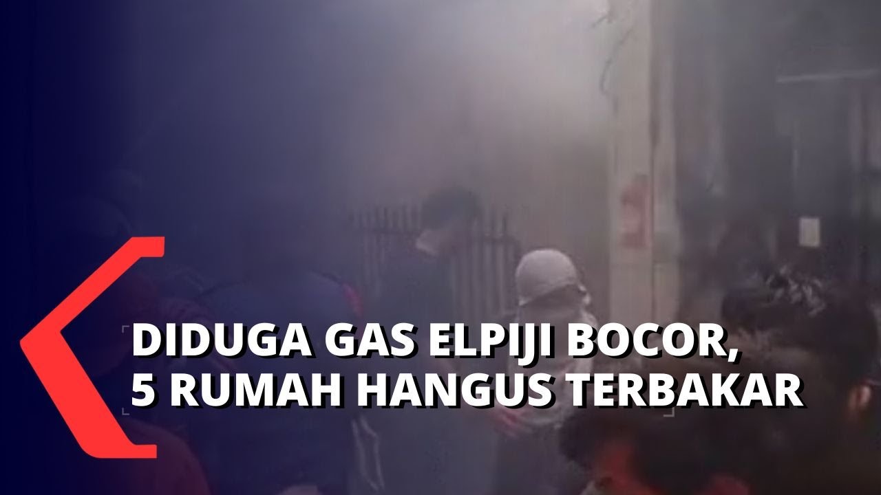 Kebakaran 5 Rumah di Kawasan Padat Penduduk, Diduga Pemicu Api Karena ...