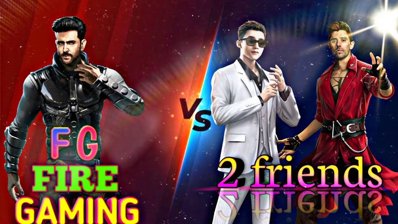 😘 FIRE vs 2 Pro players friends gameplay video custom gameplay garena ...