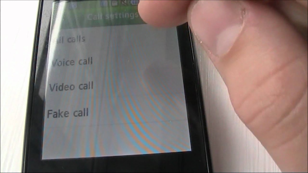 How to make and trigger the fake call on a Samsung Mobile. - YouTube