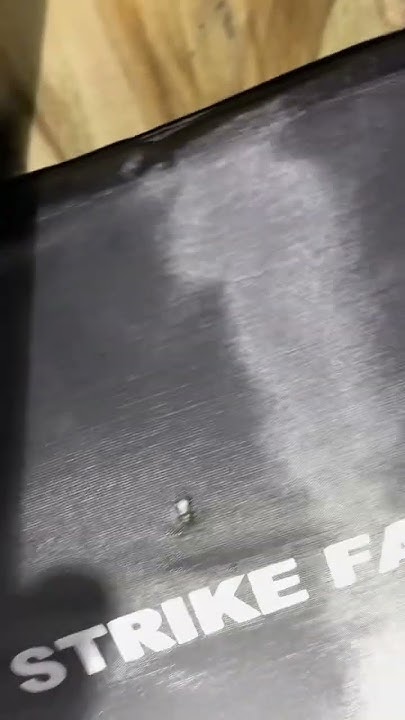 Temu 3A strike face soft armor side panel test with G19X 177.cal 380fps ...