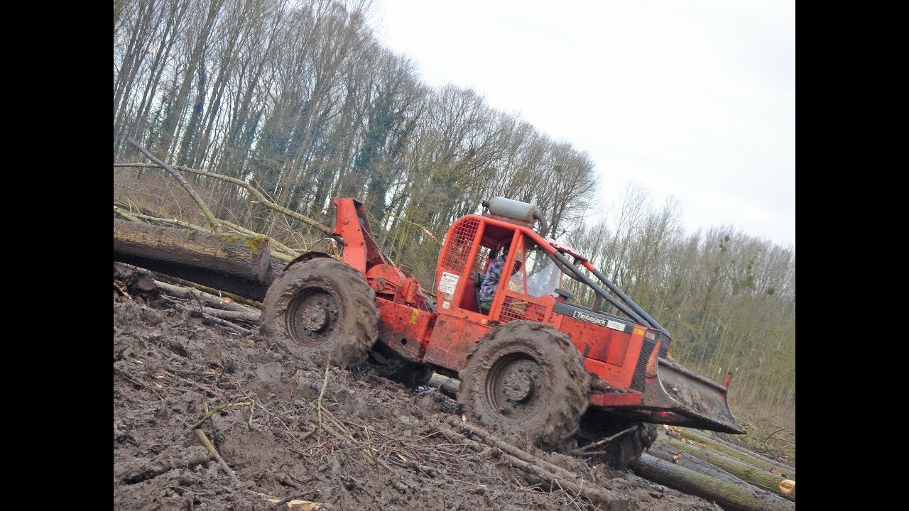 Debusqueur Timberjack 225 D Skidder - YouTube
