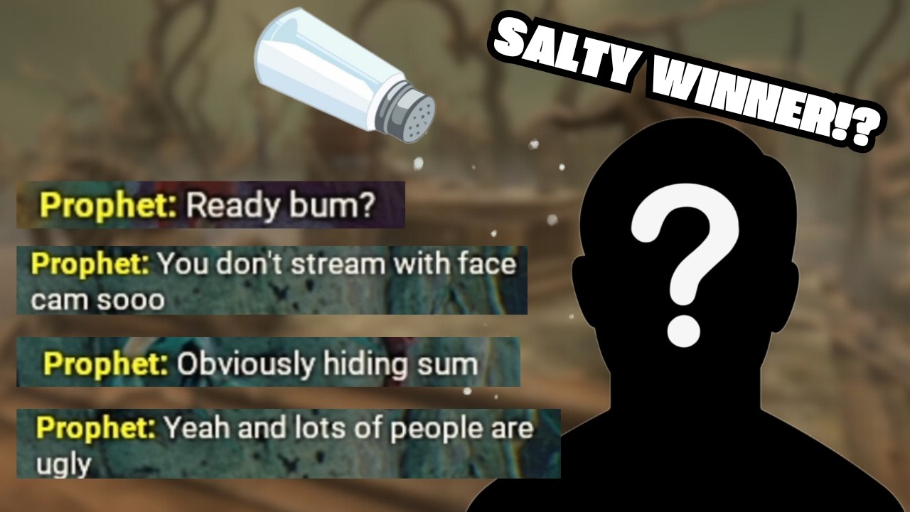 STILL SALTY EVEN AFTER WINNING!? - YouTube