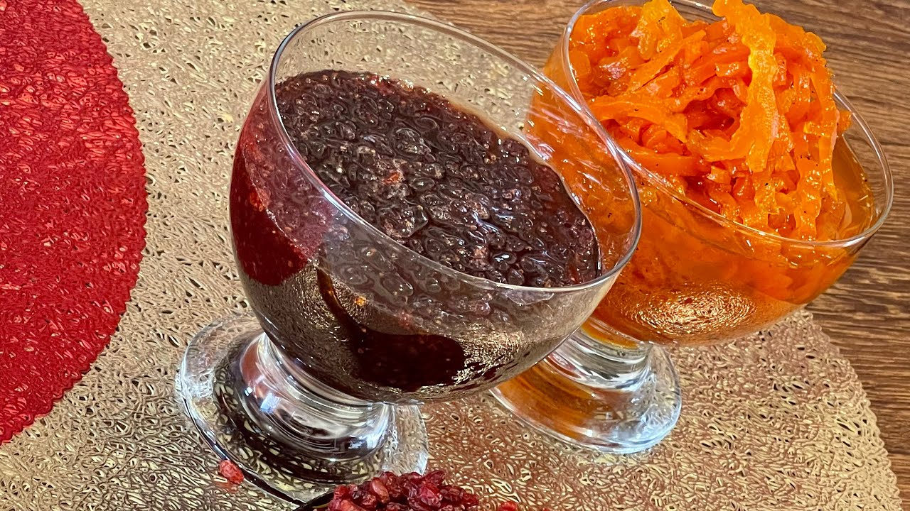 Muraba Zereshk (Barberry Jam) // #مربا زرشک ومربای#زردک #هویج 🥕Carrot ...