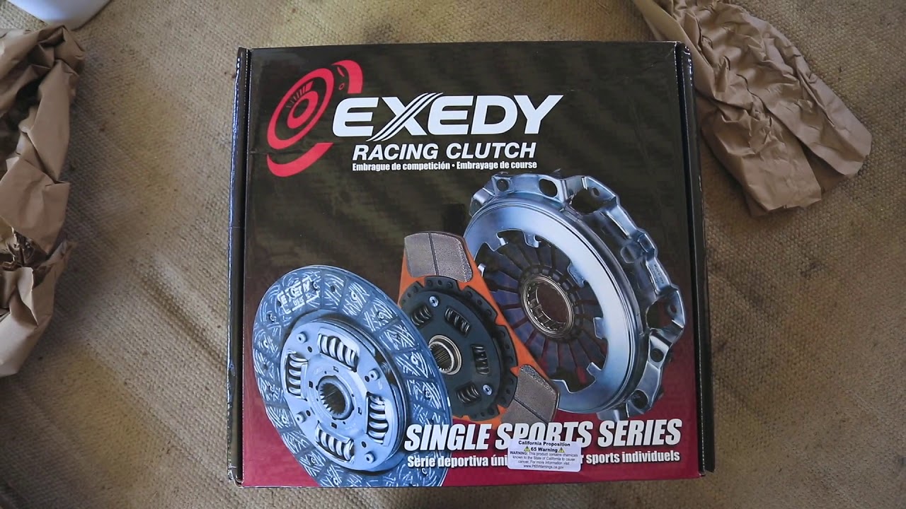 Exedy Stage 1 Organic Clutch Kit & Light flywheel Unboxing - YouTube