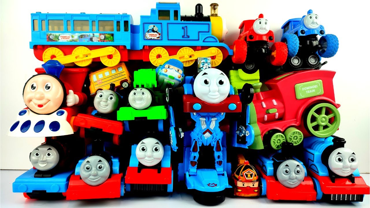 Thomas and friends ,merakit kereta thomas ,robot thomas , long thomas ...