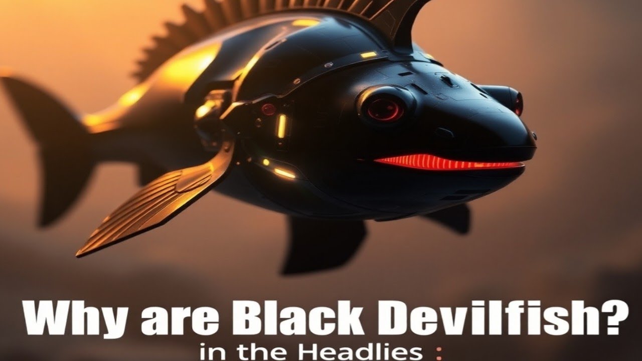 Black devil fish are in news II क्या सच में यह मछली राक्षस की तरह दिखाई ...