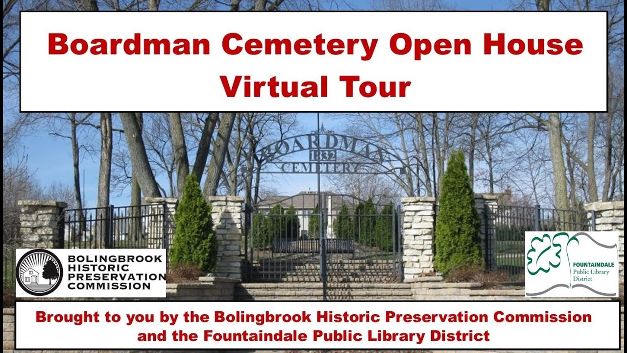 Boardman Cemetery Open House Virtual Tour - YouTube