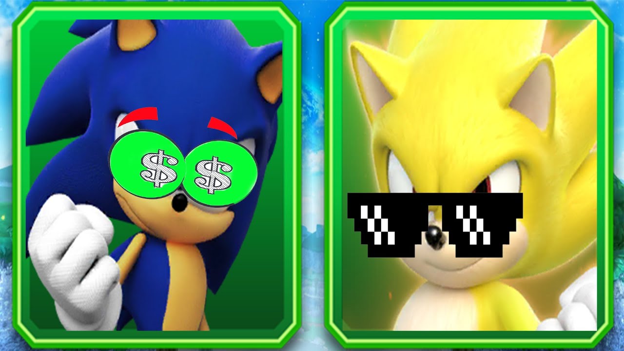 Sonic Forces Speed Battle - RICH PLAYER OVER FIVE MILLION GOLD RINGS ...