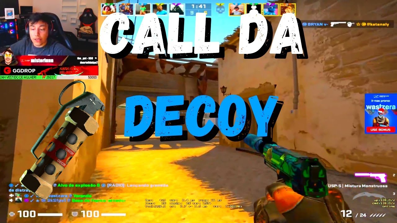 wastzera mostra a call da decoy CS:GO - YouTube