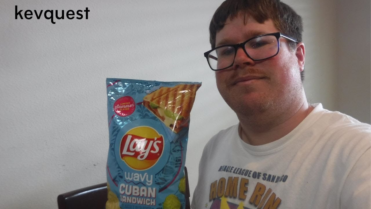 Lay's Wavy Cuban Sandwich chips review - YouTube
