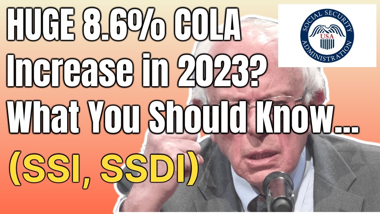 HUGE 8.6% COLA Increase 2023 | Lawmakers Changing How Payments Are ...