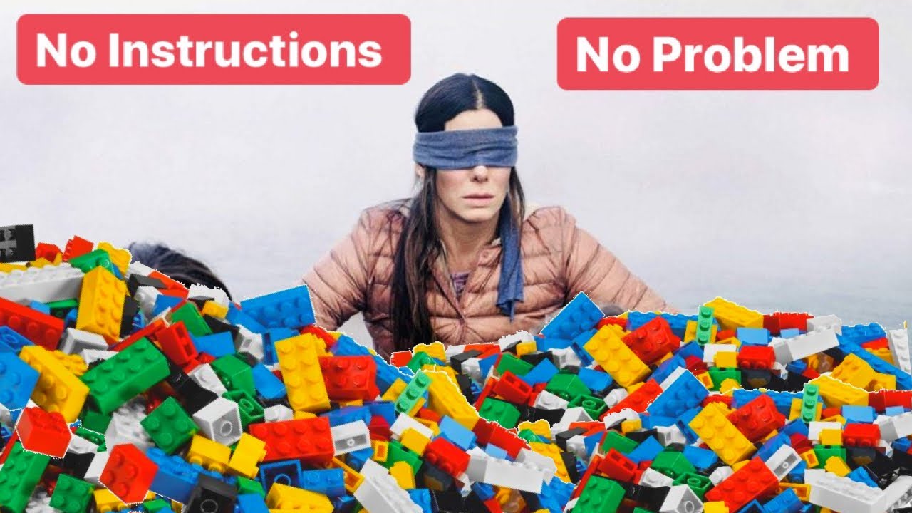 LEGO Blind Build Challenge - No Instructions LEGO City Build - YouTube