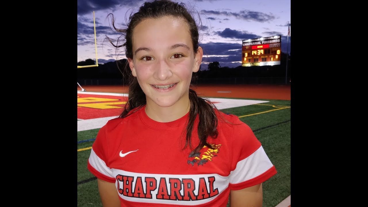 Aleeza Scores Twice for Chaparral vs Arcadia (Nov 30, 2018) - YouTube