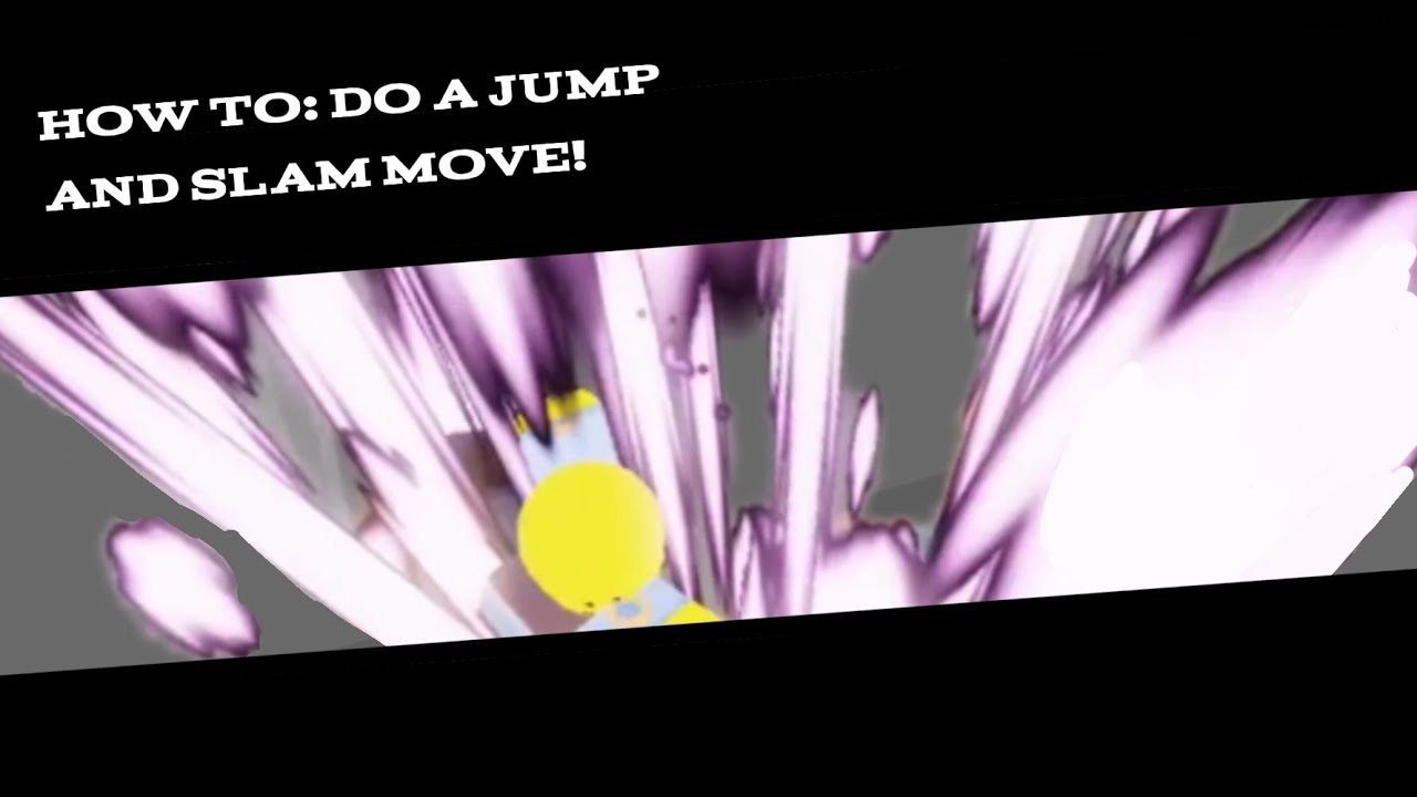 How to do a Jump and Slam move in jjs (moveset builder) - YouTube