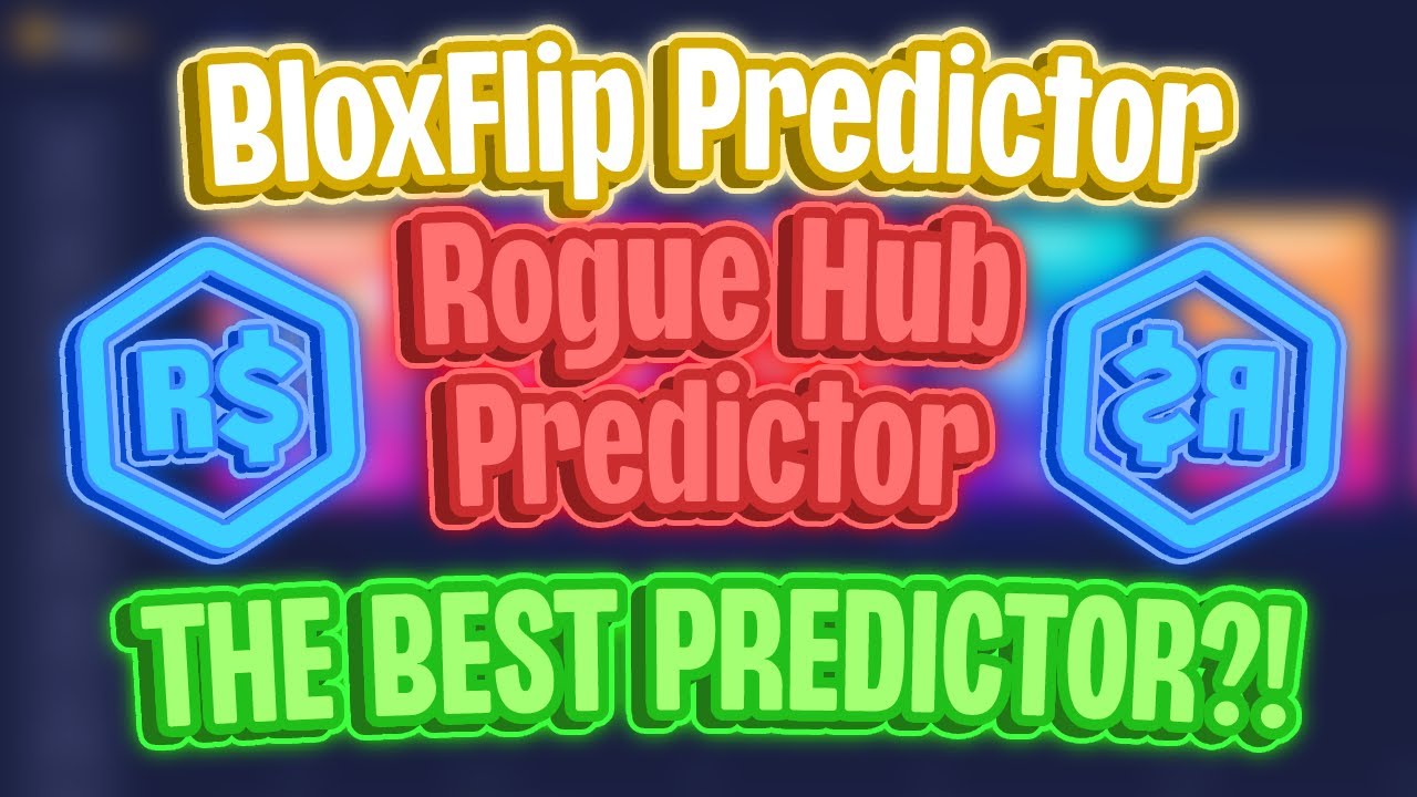THE BEST PREDICTOR?! | BloxFlip | Rogue Hub Predictor - YouTube