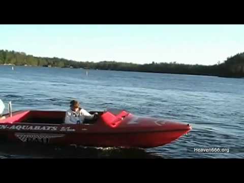 boat wheelies - YouTube