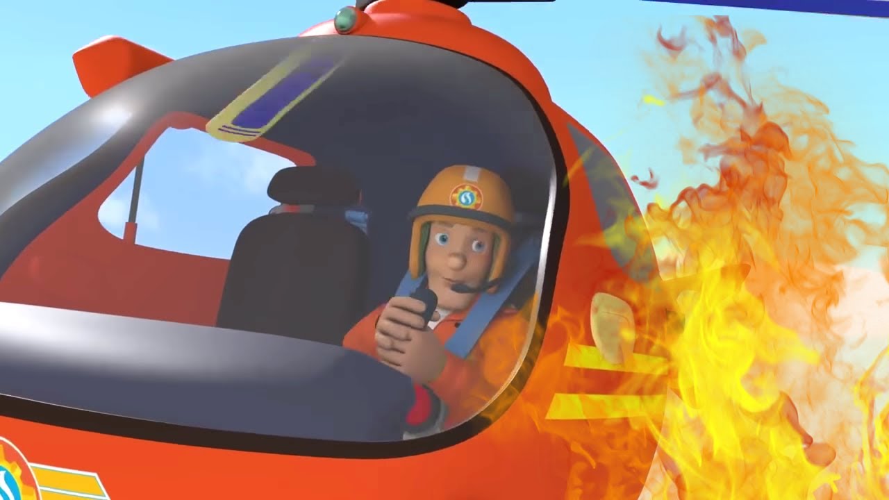 Fireman Sam US 🚒Helicopter Rescue | Best Moments | Fire Rescue 🔥 Kids ...