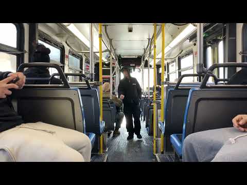 CTA On Board Riding 2006 New Flyer D40LF Bus 1238 on Route 52A South ...