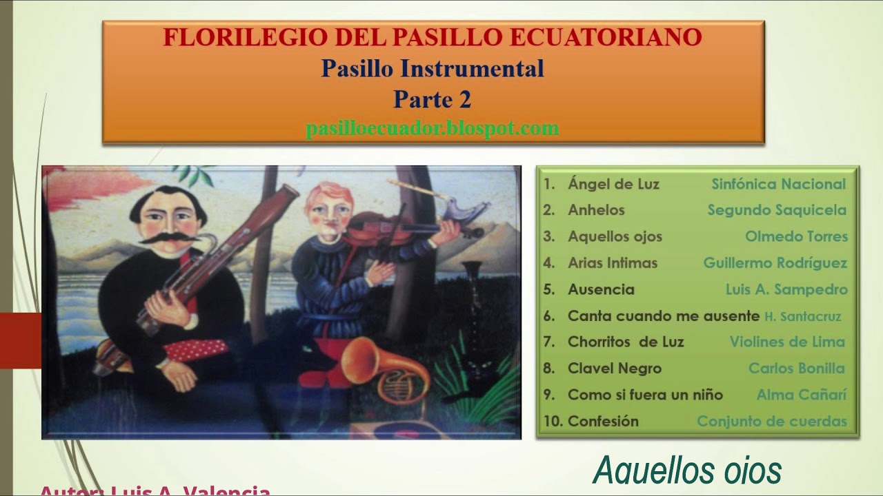 Pasillo Instrumental Parte 2 - YouTube
