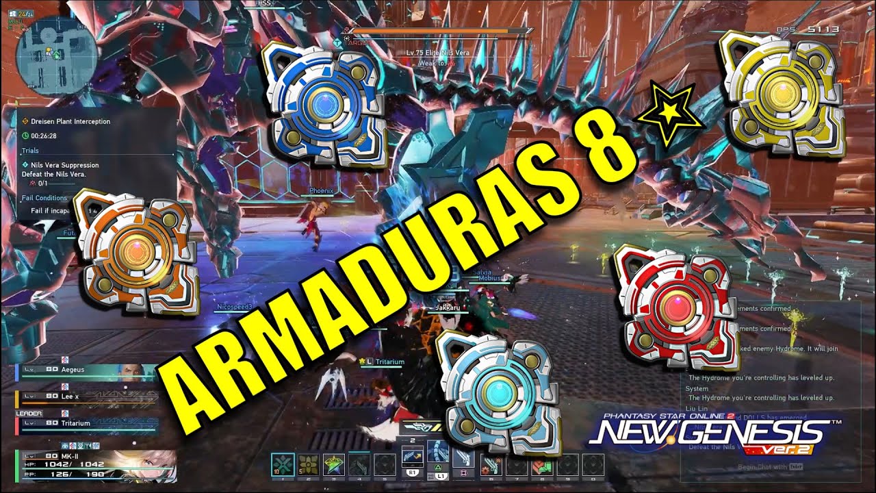 Builds para Armaduras Octo PSO2 NGS - YouTube