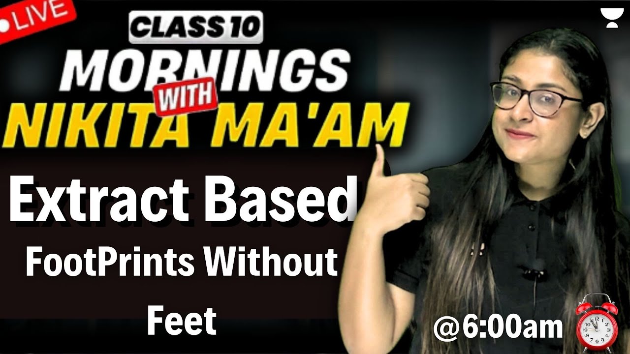 Class 10 English | Extract-Based Questions| Footprints Without Feet ...
