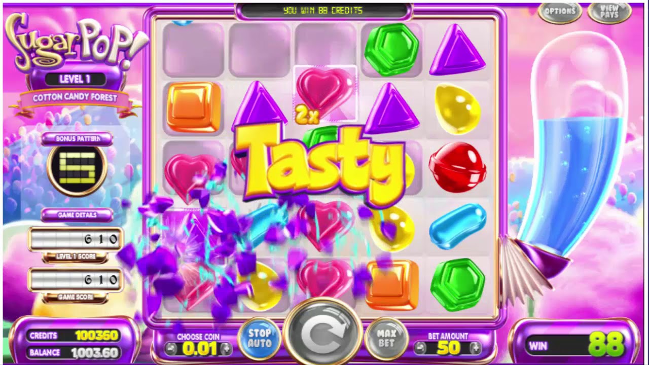 Betsoft Sugar Pop Slot gameplay - YouTube