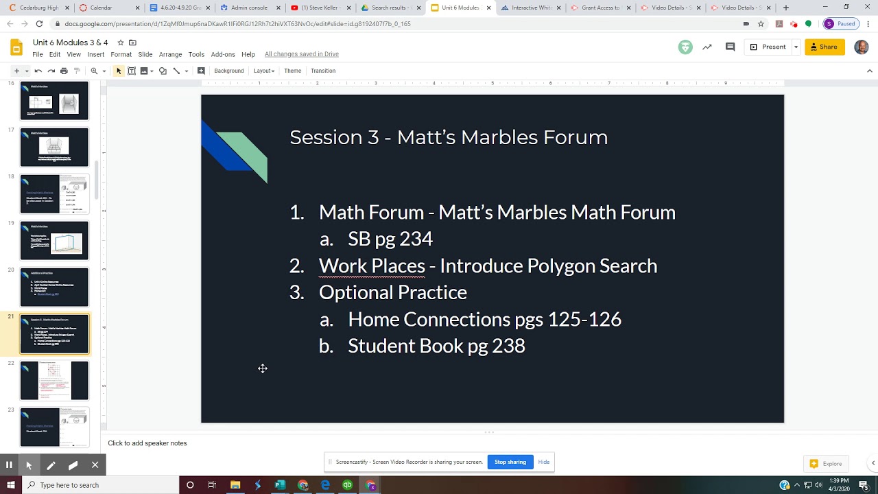Unit 6 Module 3 Session 3 - YouTube