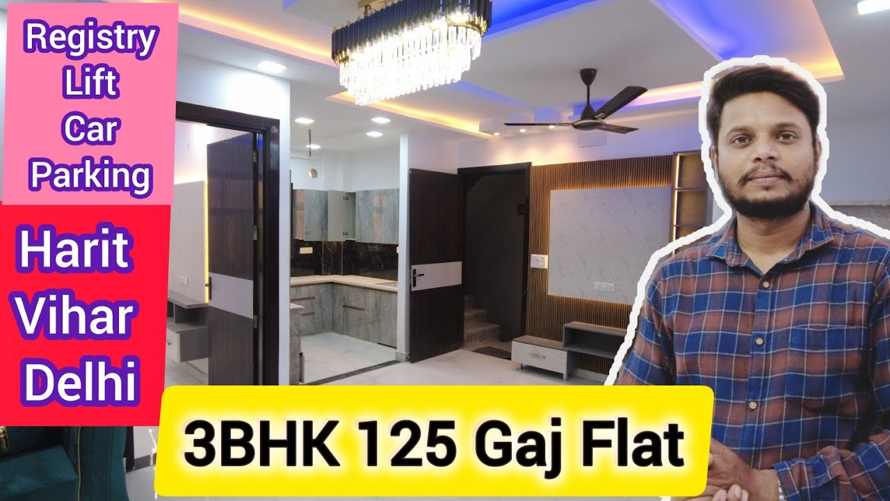 3BHK Two Side Open Flat | 125 Gaj Flat in Burari Delhi | Freehold ...