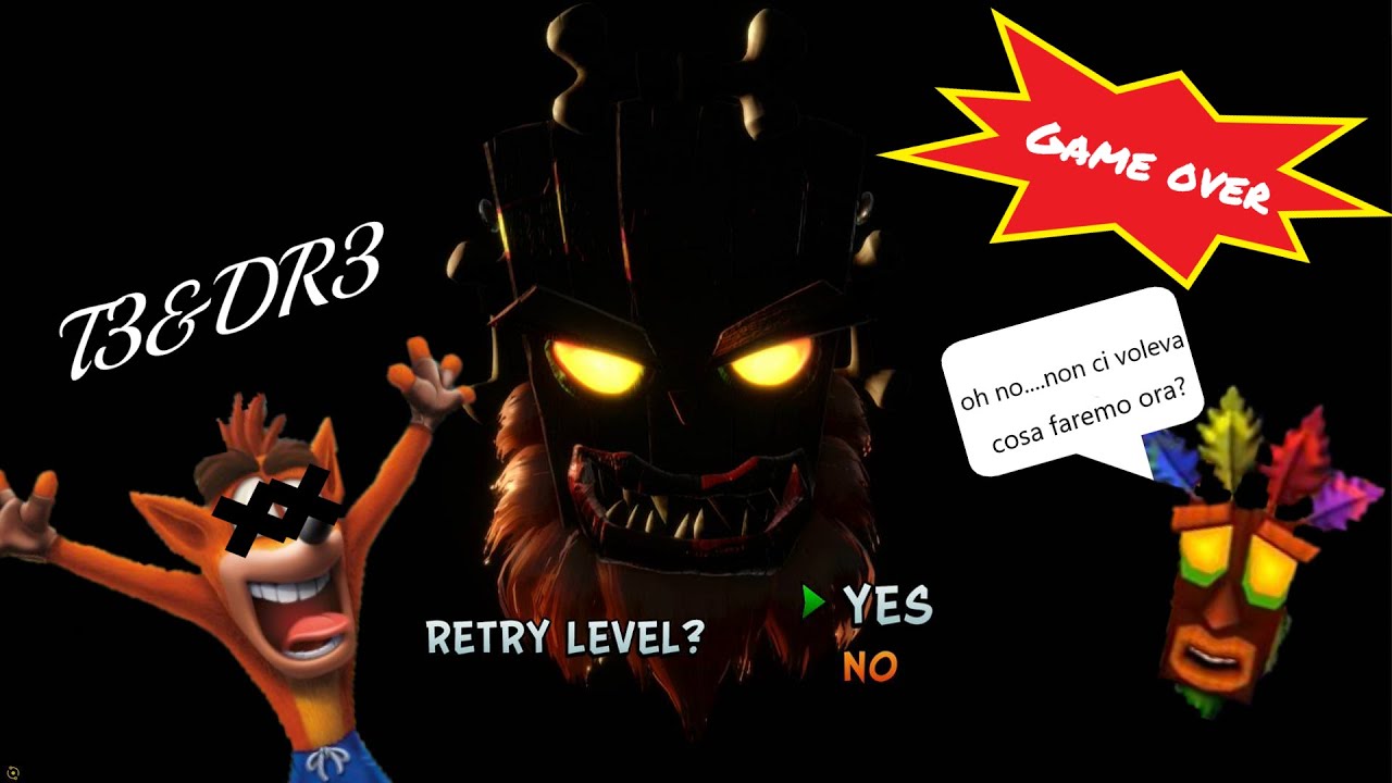 Game Over!!! - Crash Bandicoot #2 - YouTube