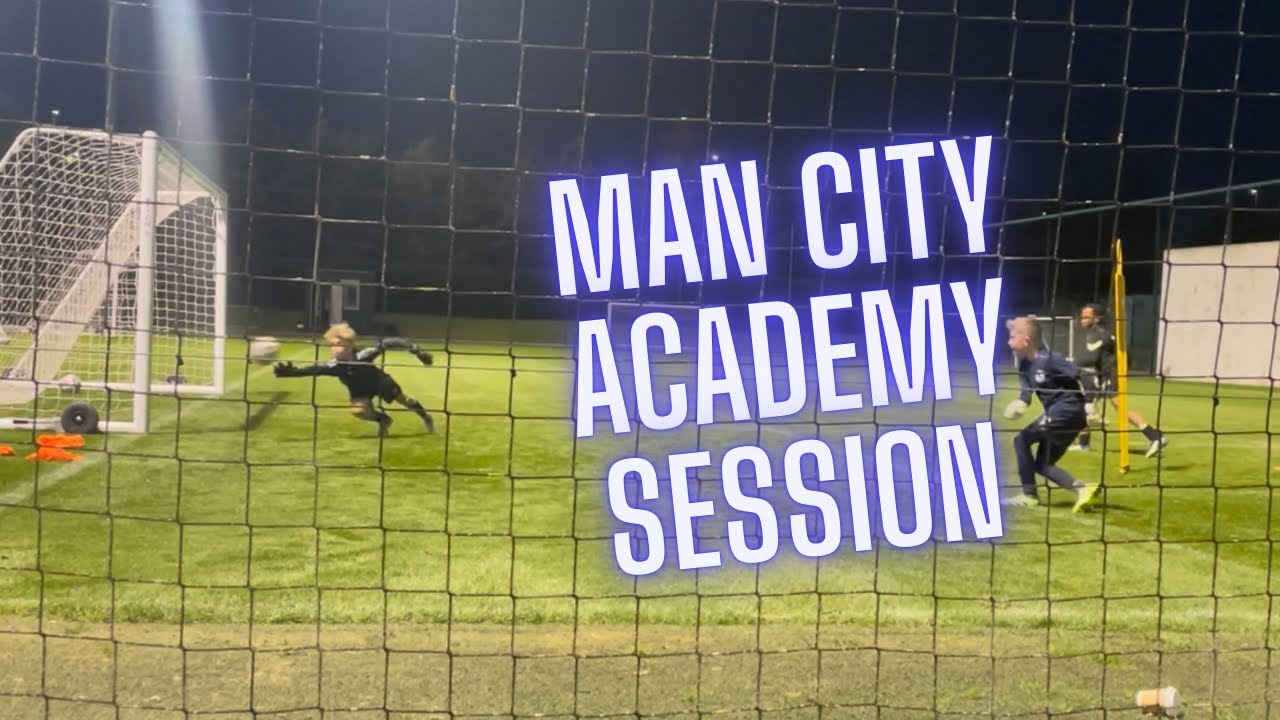 MAN CITY ACADEMY training session - YouTube